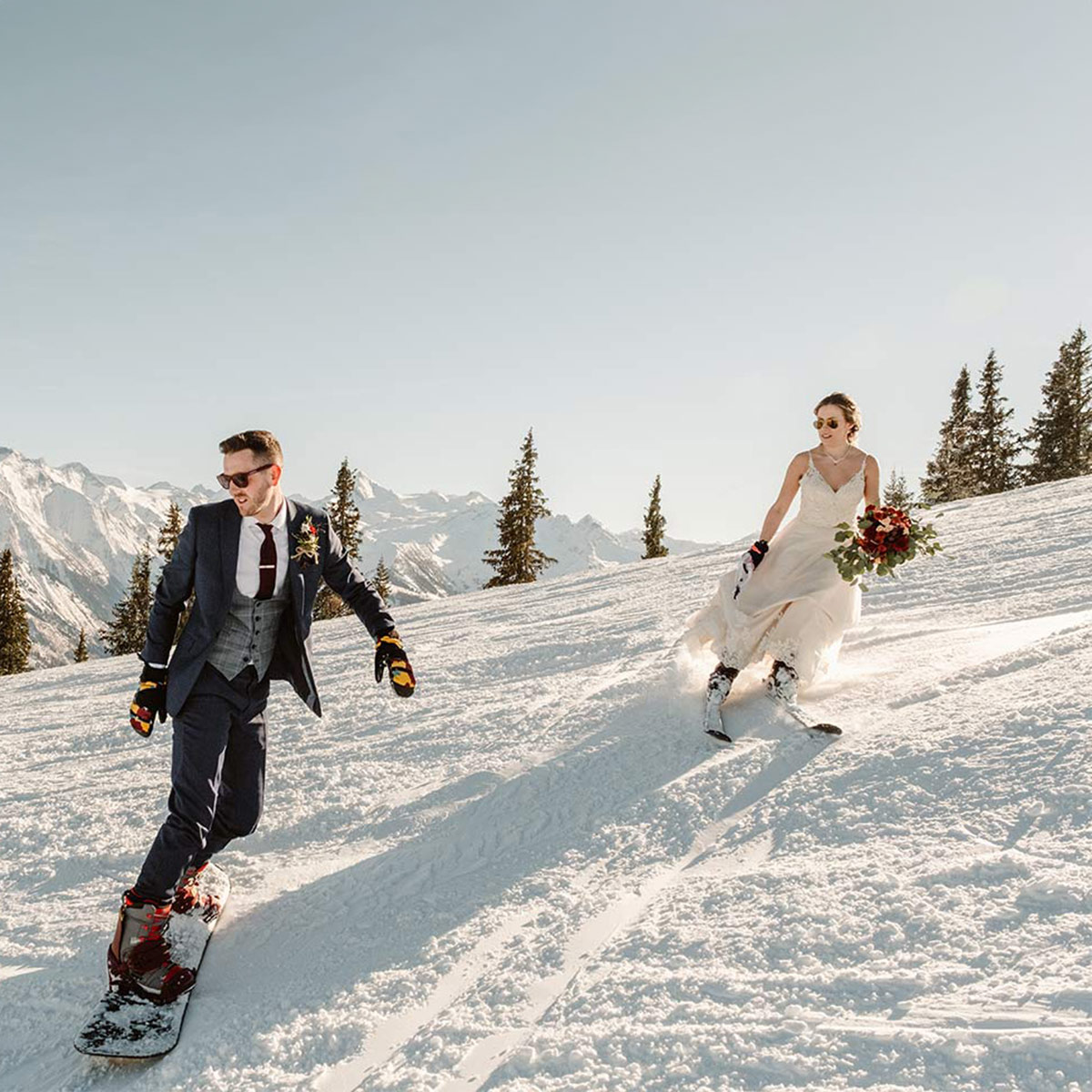Ski wedding 60 photos - Astyledwedding.com
