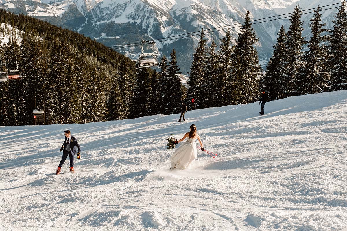 Ski & Adventure Elopements Across Europe: Real Weddings in the Alps ...